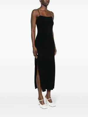 Maje Logo-embellished Maxi Dress