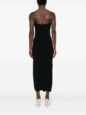 Maje Logo-embellished Maxi Dress