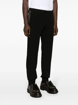Prada Drawstring-waist Trousers - Black