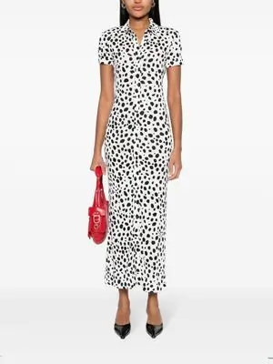 Moschino Abstract-print Long Dress