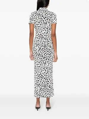 Moschino Abstract-print Long Dress