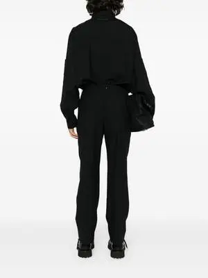 Comme Des Garçons Two-way Tapered Wool Trousers