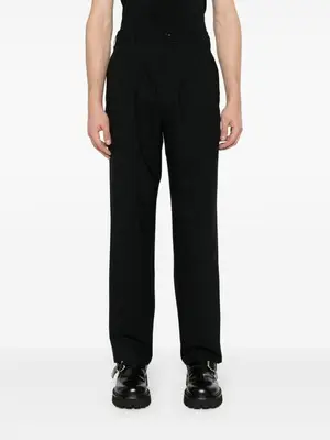 Comme Des Garçons Two-way Tapered Wool Trousers