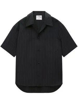 COURREGES Pinstriped Cotton Shirt