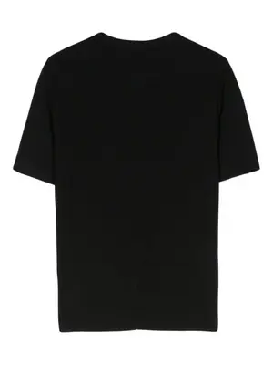 Calvin Klein Patch Ribbed T-shirt - Black