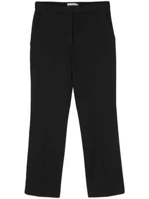 Calvin Klein Slim-cut Gabardine Trousers - Black