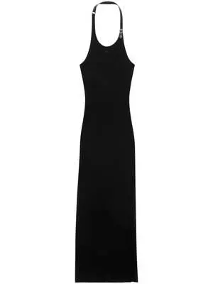 COURREGES Ribbed-knit Maxi Dress