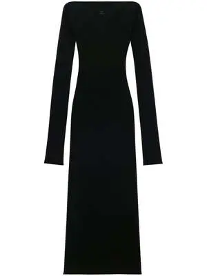 COURREGES Off-shoulder Jersey Dress