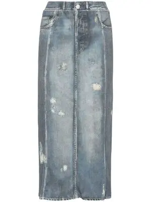 Acne Studios Trompe-l'oeil Midi Skirt