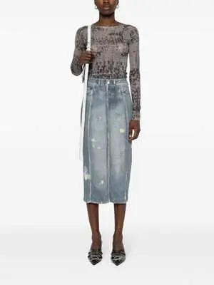 Acne Studios Trompe-l'oeil Midi Skirt