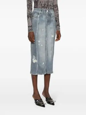 Acne Studios Trompe-l'oeil Midi Skirt