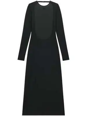 COURREGES Semi-sheer Midi Dress