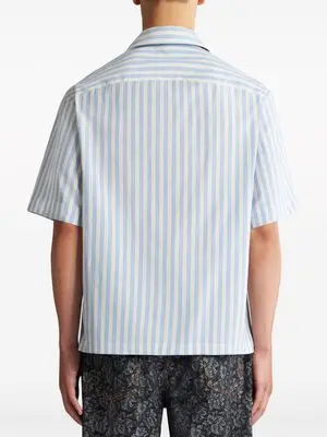 Etro Logo-embroidered Cotton Shirt