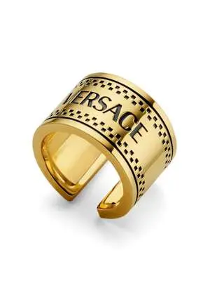 Versace Logo-engraved Ring