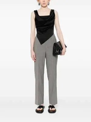 Fabiana Filippi Mélange Straight-leg Trousers