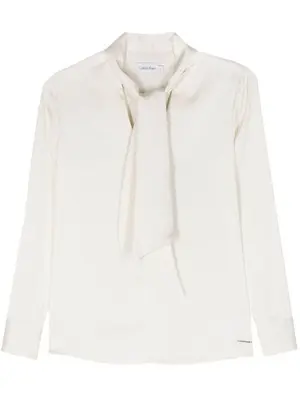 Calvin Klein Long Sleeve Blouses