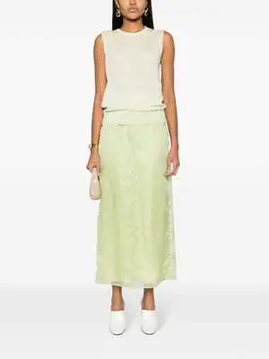 Fabiana Filippi Sleeveless Knitted Top - Green