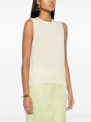 Fabiana Filippi Sleeveless Knitted Top - Green