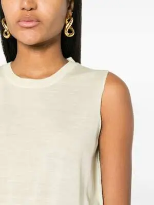 Fabiana Filippi Sleeveless Knitted Top - Green