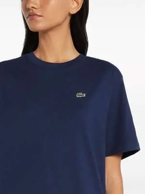 Lacoste Logo-patch Cotton T-shirt - Blue