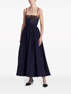 Altuzarra Andrea Tie-dye Midi Dress - Blue