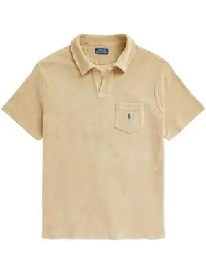 Polo Ralph Lauren Polo Pony Embroidered Polo Shirt - Neutrals