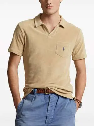 Polo Ralph Lauren Polo Pony Embroidered Polo Shirt - Neutrals
