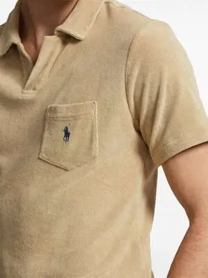 Polo Ralph Lauren Polo Pony Embroidered Polo Shirt - Neutrals
