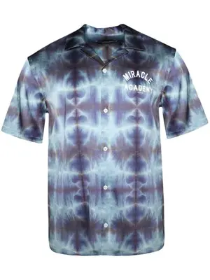 NAHMIAS Tie-dye Satin Shirt