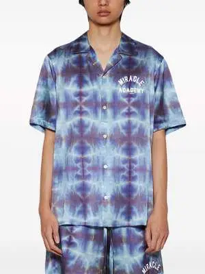 NAHMIAS Tie-dye Satin Shirt