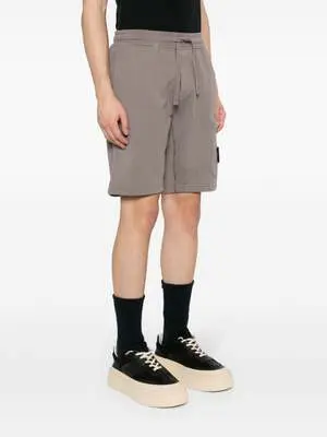Stone Island Compass Badge Jersey Shorts - Brown