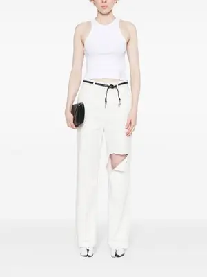 Rokh High-rise Wide-leg Jeans