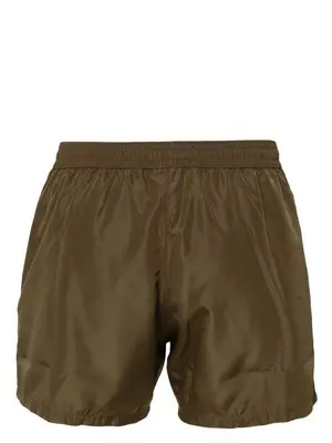 Balmain Logo Swim Shorts - Green