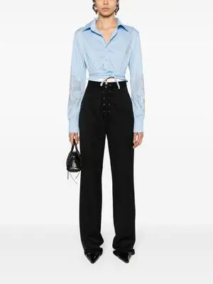 Ottolinger Rhinestone-embellished Wrap Shirt
