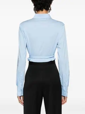 Ottolinger Rhinestone-embellished Wrap Shirt
