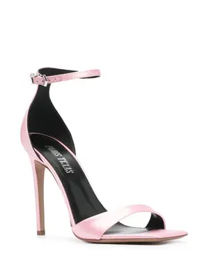 Paris Texas 105mm Satin Stiletto Sandals