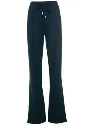 JW Anderson Slim-cut Flared Track Pants - Blue