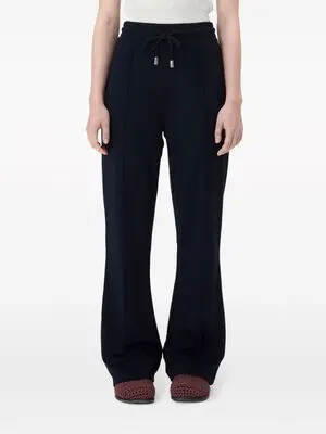JW Anderson Slim-cut Flared Track Pants - Blue