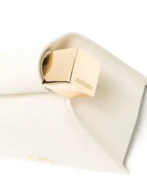 Jacquemus La Pochette Rond Carré Clutch Bag - Neutrals