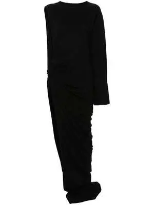 Rick Owens Edfu Gown Cotton Dress - Black