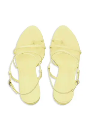 Cult Gaia Robyn 95mm Sculptural Heel Sandals - Yellow