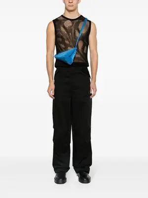 MSGM Wide-leg Cargo Trousers