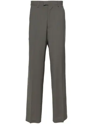 MAISON MARGIELA Pressed-crease Straight-leg Trousers - Brown