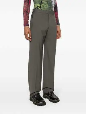 MAISON MARGIELA Pressed-crease Straight-leg Trousers - Brown