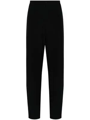 Giorgio Armani Wool Tapered Trousers - Blue