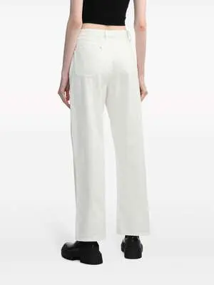 TOUT A COUP Rhinestone-embellished Straight-leg Jeans