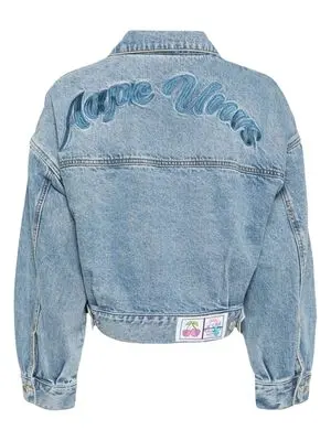 AAPE BY *A BATHING APE Logo-appliqué Denim Jacket