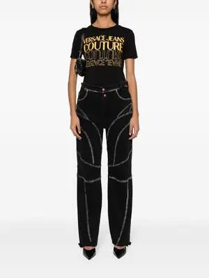Versace Piece Number Straight-leg Jeans