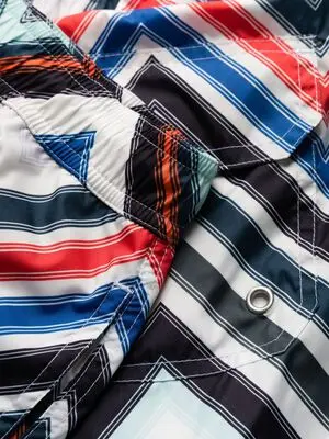 Missoni Zigzag Swim Trunks - White