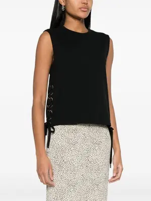 Pinko Sleeveless Top - Black
